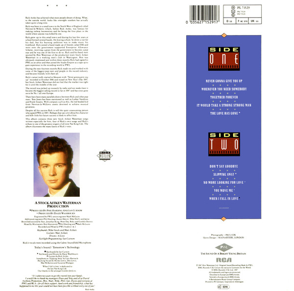 Rick Astley – Whenever You Need Somebody | ROCKVINILOS - Tienda de ...