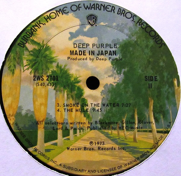 Deep Purple ‎– Made In Japan | ROCKVINILOS - Tienda de Vinilos y CDs