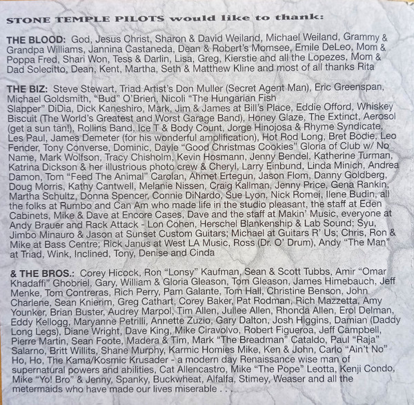 Stone Temple Pilots – Core | ROCKVINILOS - Tienda de Vinilos y CDs